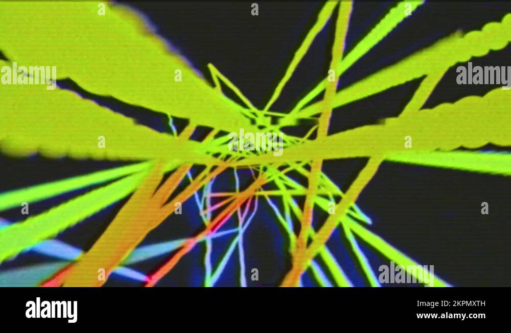 Abstract Retro wave lines VHS concept, minimalism 90s concept, music ...
