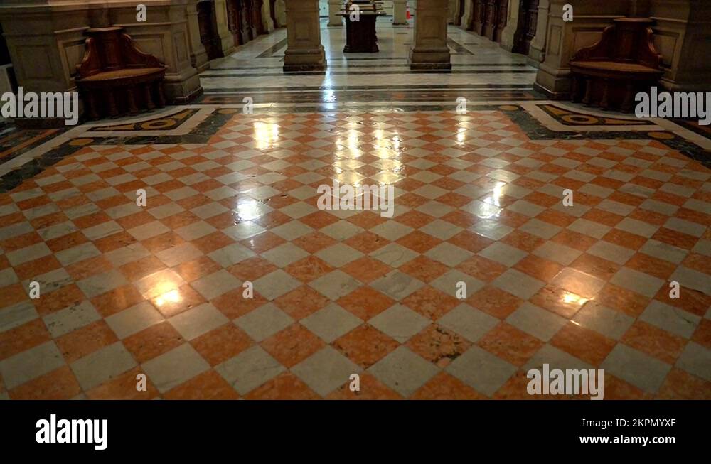 Handheld tilt up of the internal structure of the Constitutional Court ...
