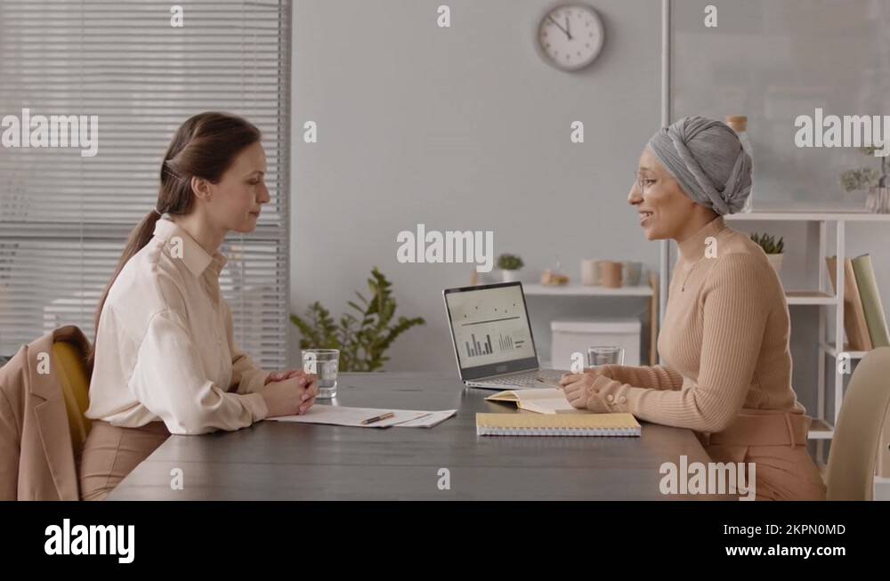 Muslim women job interview Stock Videos & Footage - HD and 4K Video ...