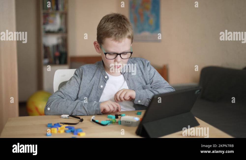 Boy is dissatisfied, shaking hands, body in anger, nervous, screaming ...