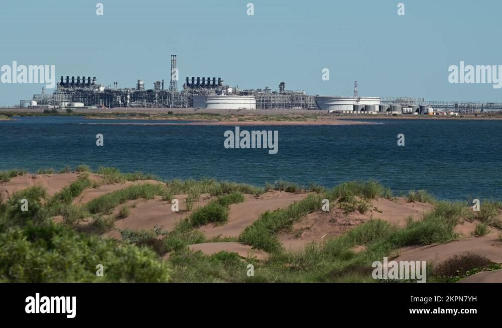 Chevron Wheatstone Onshore LNG Facility Western Australia Stock Video ...