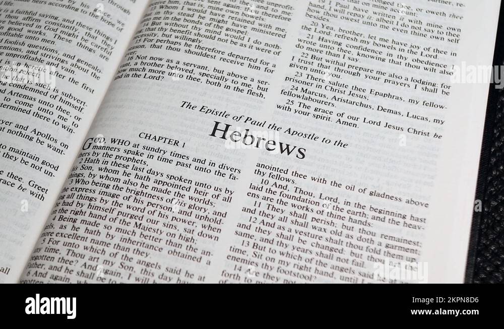 Hebrews bible word Stock Videos & Footage - HD and 4K Video Clips - Alamy