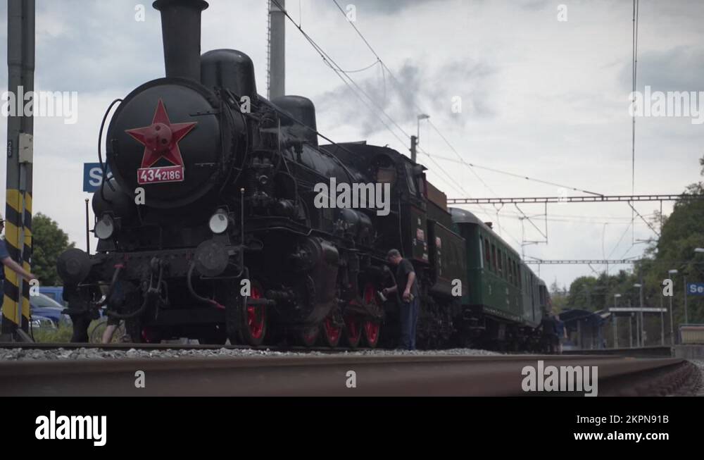 Steam funnel railway locomotive Stock Videos & Footage - HD and 4K ...