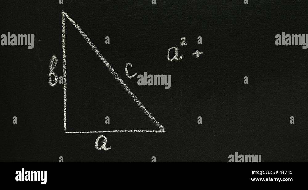 Pythagoras theorem chalkboard Stock Videos & Footage - HD and 4K Video ...