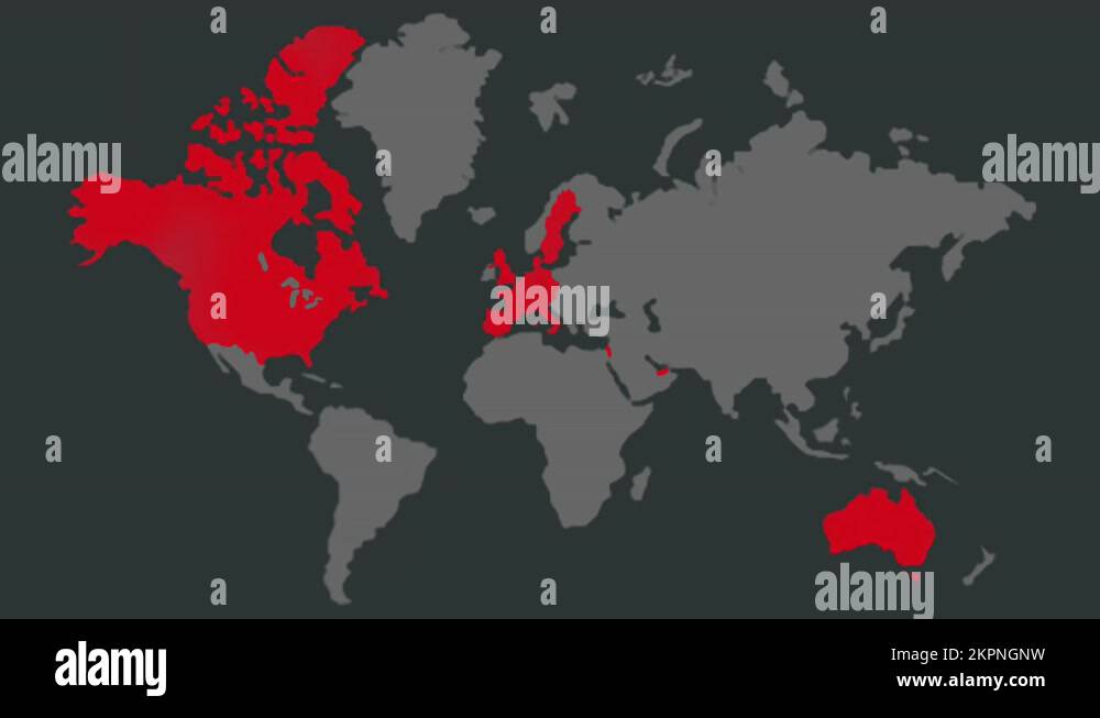 Map of monkeypox infections 2022. Epidemic 2022 Stock Video Footage - Alamy