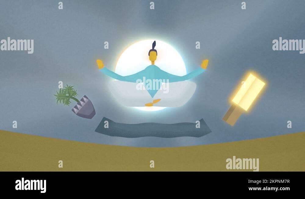Character meditating Stock Videos & Footage - HD and 4K Video Clips - Alamy