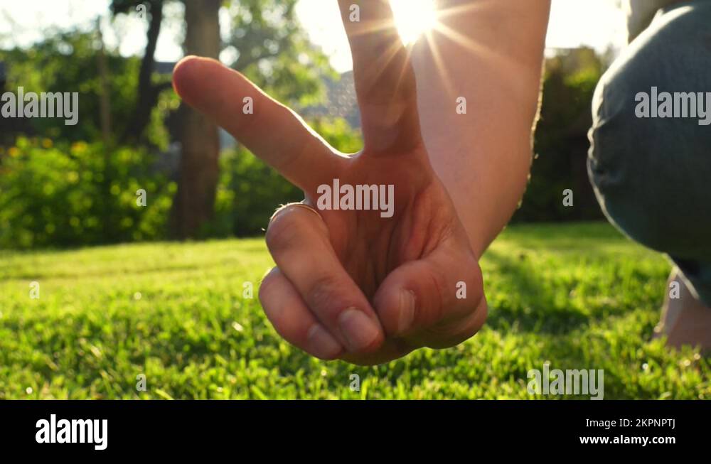 Hand making peace sign close up Stock Videos & Footage - HD and 4K ...