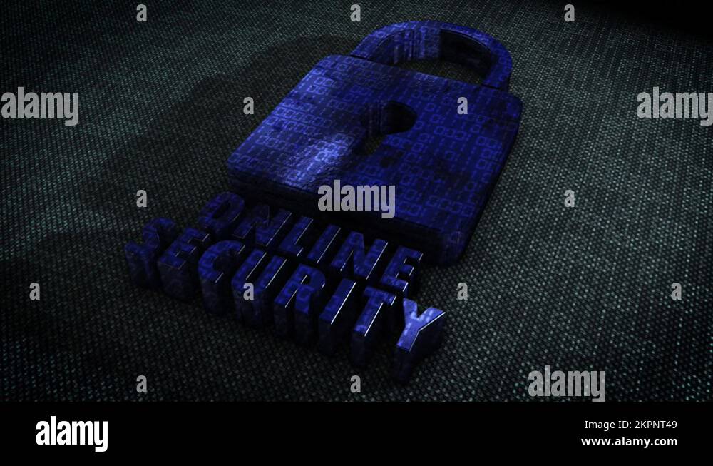 Stylish and hyper realistic 3D CGI render of a stylised system security ...