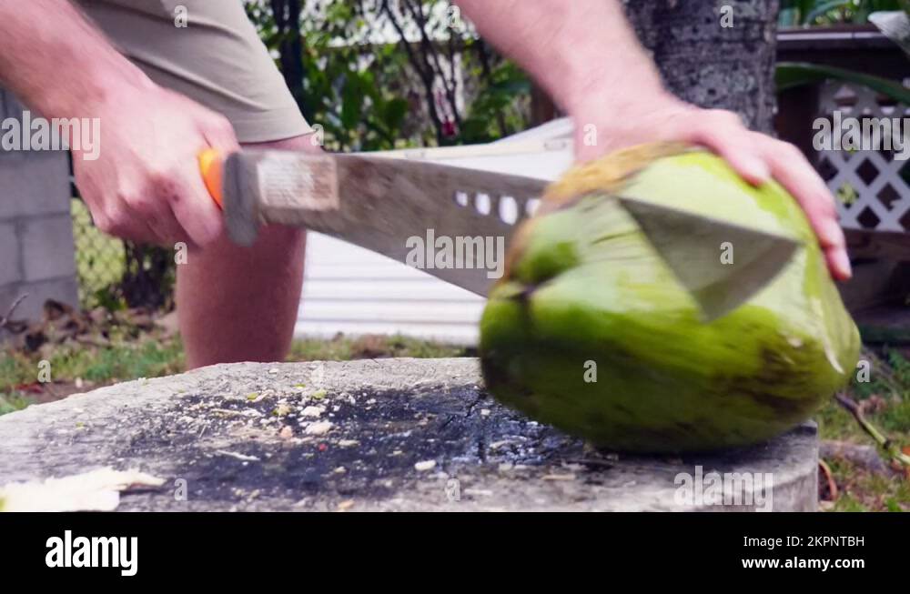 Coco machete Stock Videos & Footage - HD and 4K Video Clips - Alamy