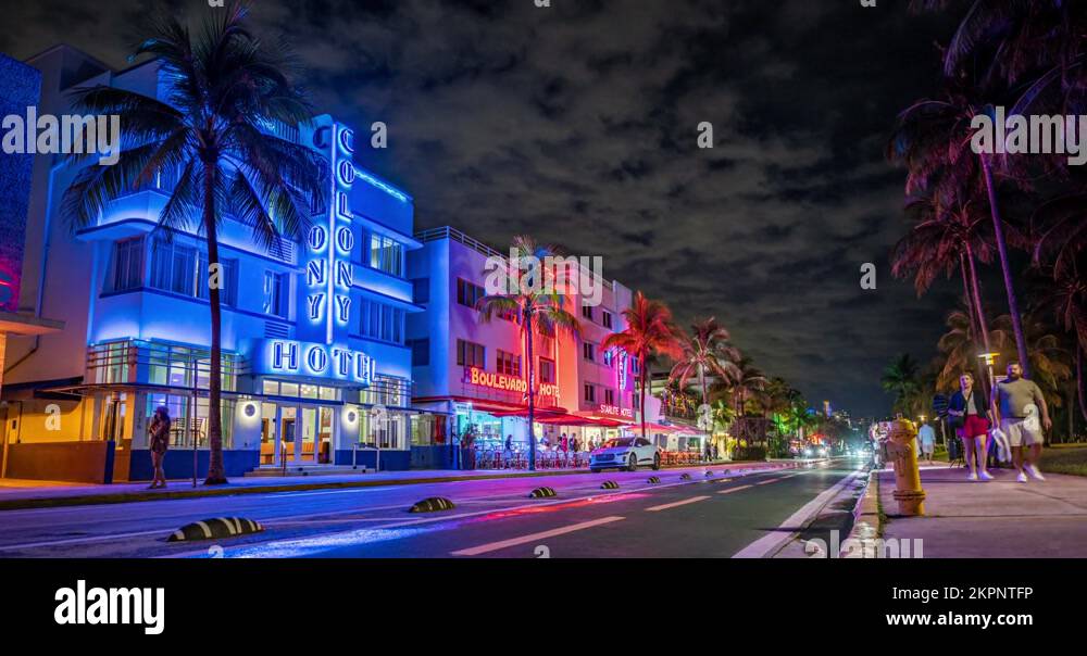 Miami beach strip Stock Videos & Footage - HD and 4K Video Clips - Alamy