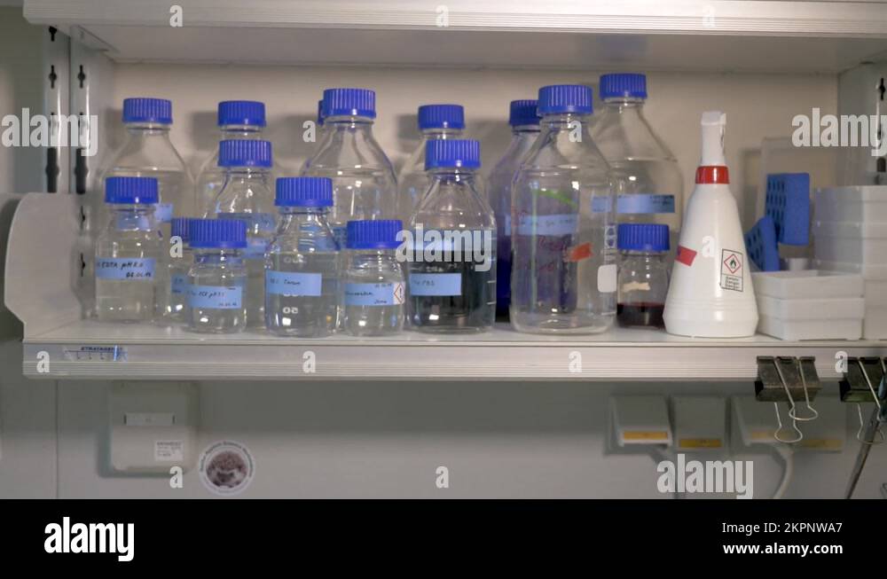 Sample bottles in science lab Stock Videos & Footage - HD and 4K Video ...