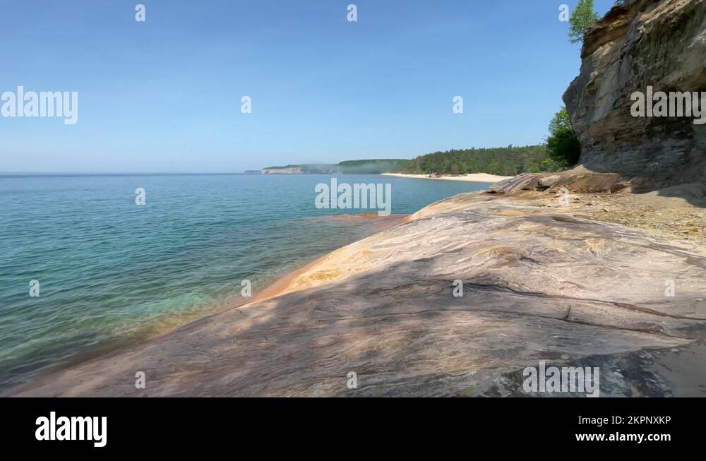 Pictured rocks national lake shore Stock Videos & Footage - HD and 4K ...