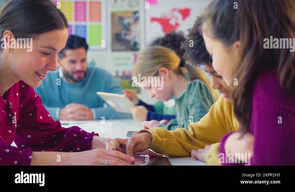 People using tablets classroom Stock Videos & Footage - HD and 4K Video ...