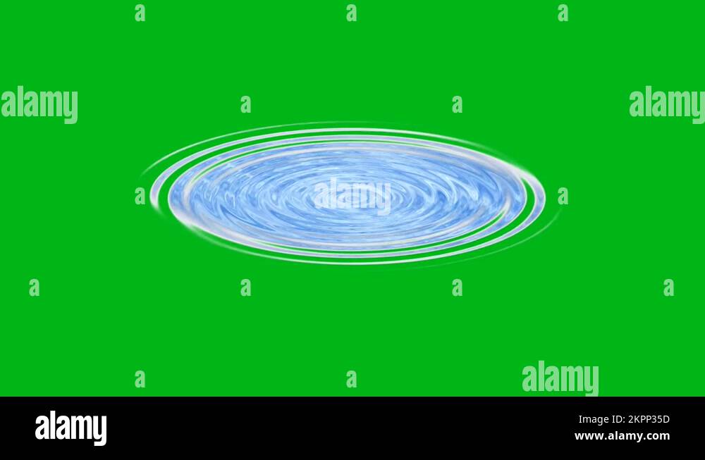 Circular water waves green screen motion graphics Stock Video Footage ...