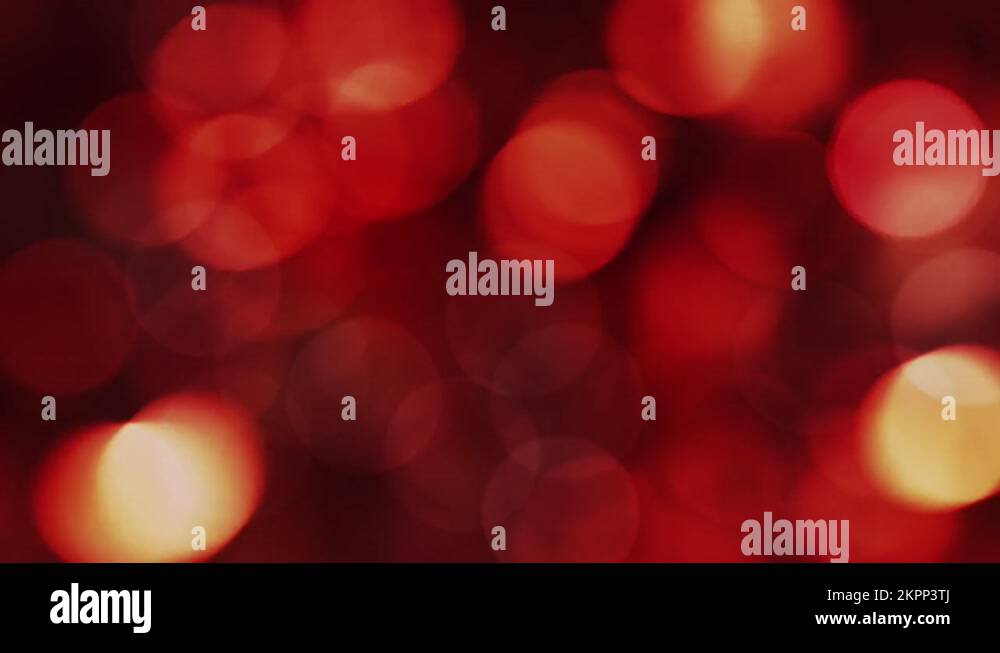 Blinking bloody red dark light particles bokeh looping 3D animation ...