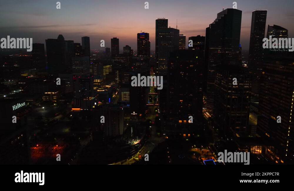 Houston texas skyline night lights Stock Videos & Footage - HD and 4K ...