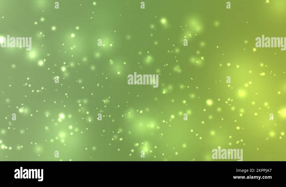 Green Particle Animation Looping for Abstract Presentation Background ...
