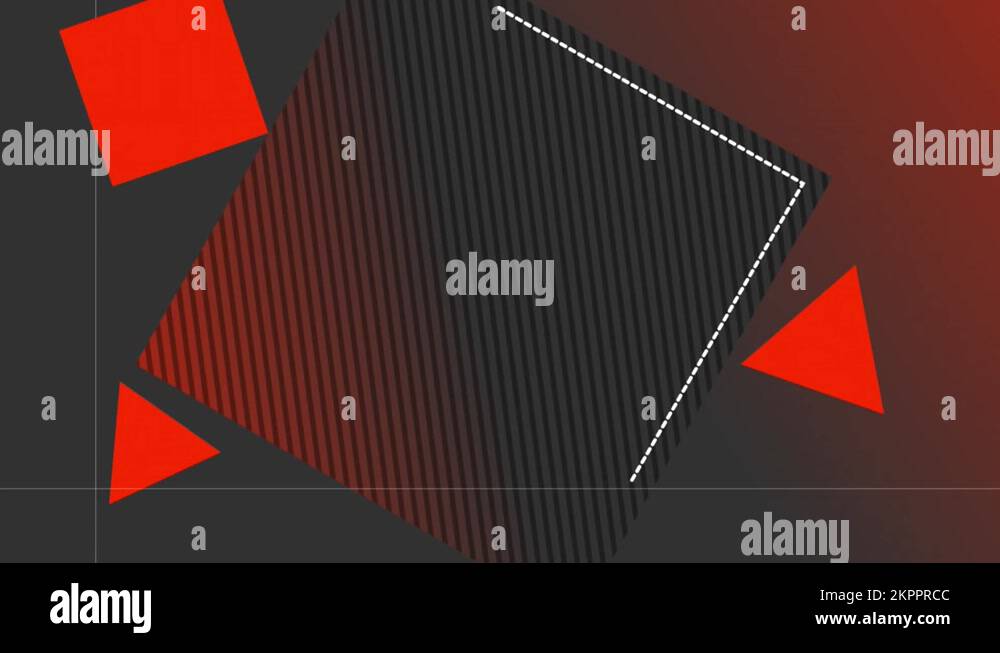 Animation red shapes on black Stock Videos & Footage - HD and 4K Video ...