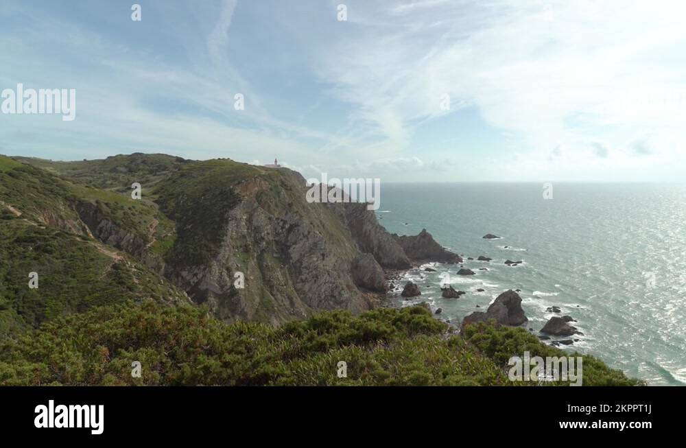 Cabo da roca cape roca sintra coast Stock Videos & Footage - HD and 4K ...