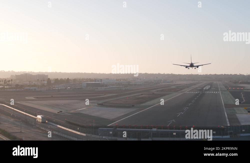 Airplane airport runway sky aeroplane Stock Videos & Footage - HD and ...