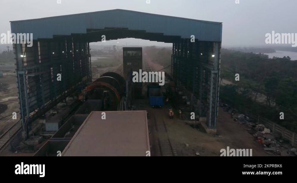 Coal Handling Lines With Wagon Tipplers For Unloading At Paradip Port ...