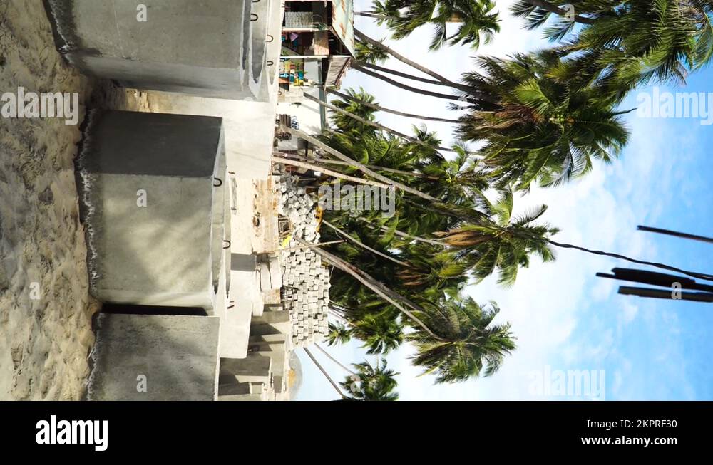 Concrete blocks to save coast from sea level rise and typhoons ...