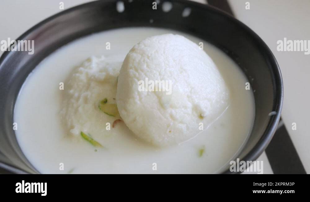 Rasmalai or Ras malai Rasamalei, an Indian Sweet dessert milk sweet ...