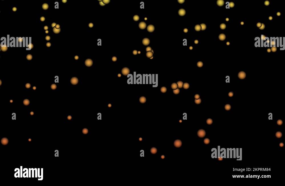 Ball particle animation overlay video falling down Stock Video Footage ...