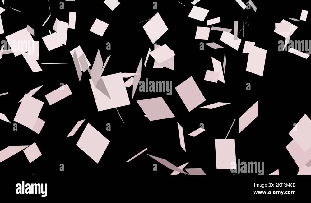 big sheet of paper animation overlay video far down Stock Video Footage ...