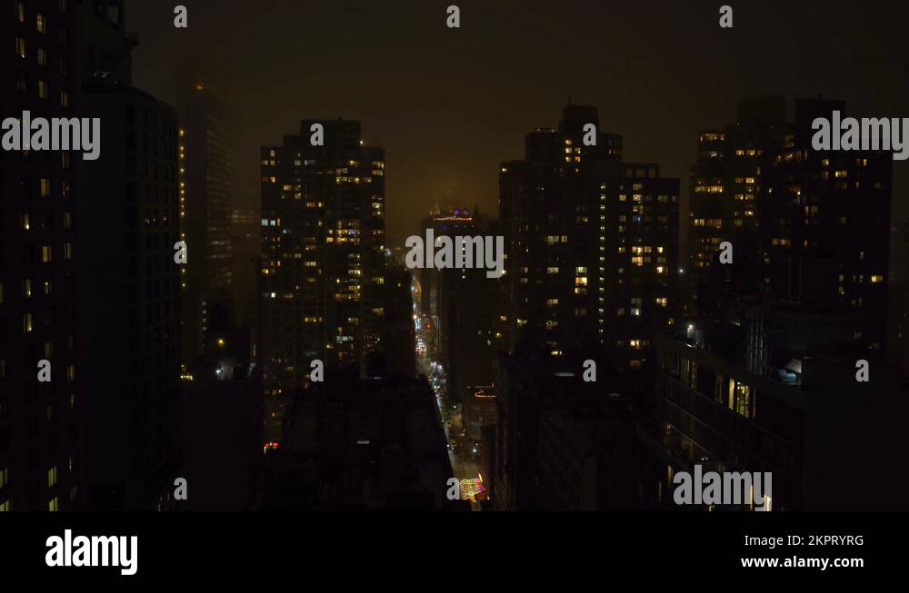 New york city night sky light pollution Stock Videos & Footage - HD and ...