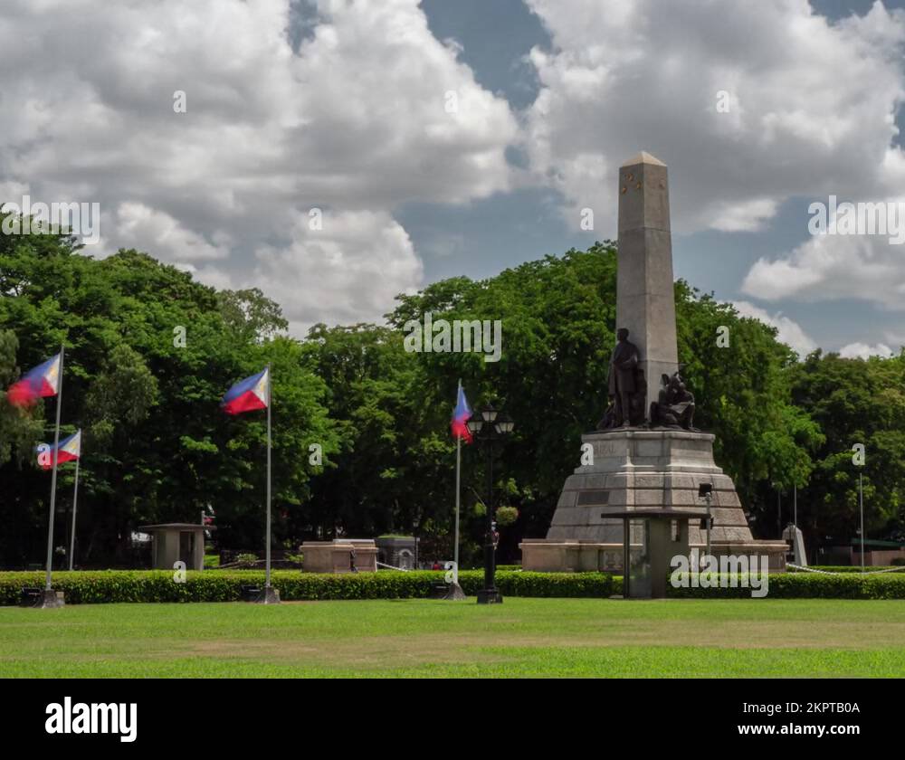 Flag philippines luneta rizal park Stock Videos & Footage - HD and 4K ...