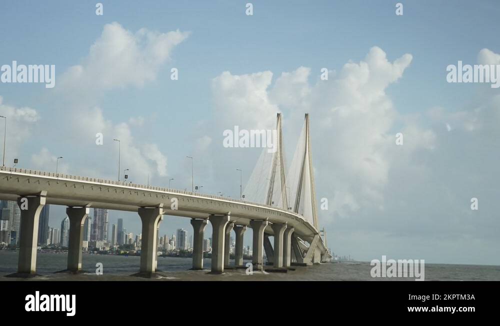 Clouds time lapse at Bandra - Worli Sea Link bridge, Mumbai, India ...