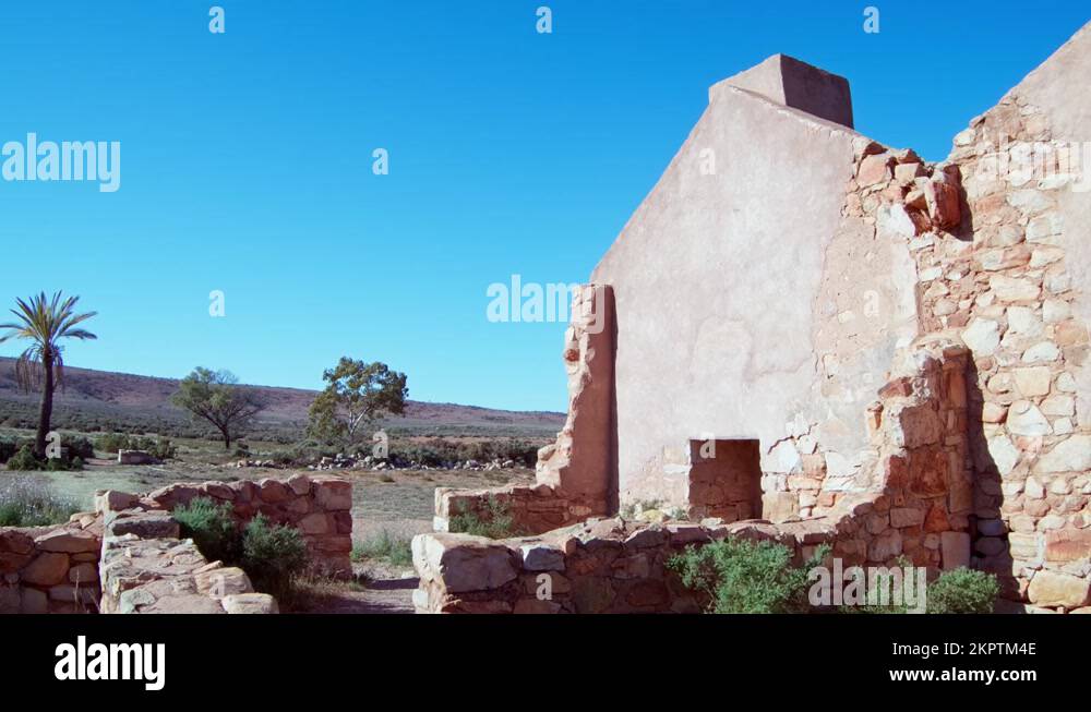 Flinders Rangers Kanyaka Homestead Ruins 007 Stock Video Footage - Alamy