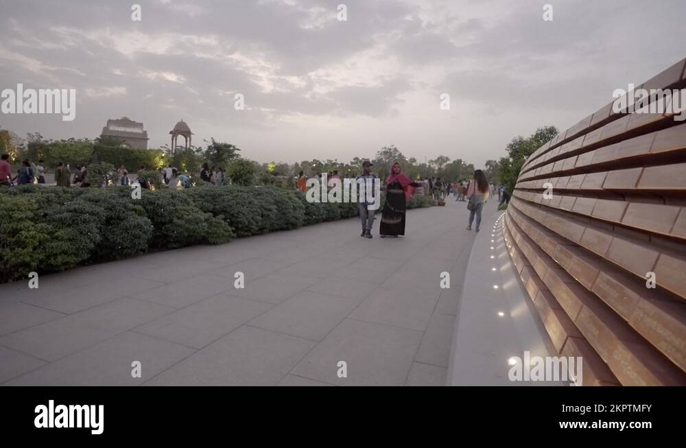 People Walking At The Circle Of Sacrifice In The National War Memorial ...