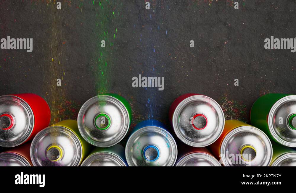 Aerosol spray paint cans Stock Videos & Footage - HD and 4K Video Clips ...