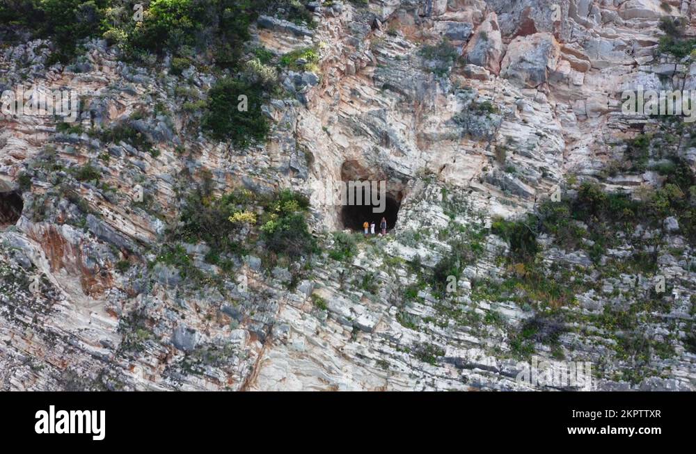 Inside cave in limestone cliff Stock Videos & Footage - HD and 4K Video ...