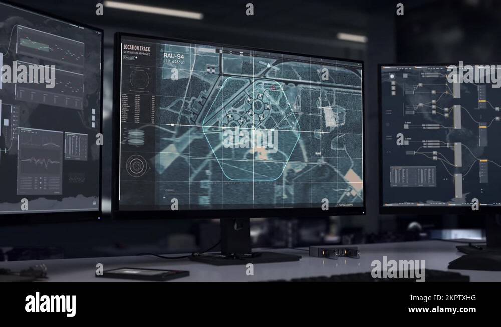 Network analysis system identifies the location of the secret army base ...