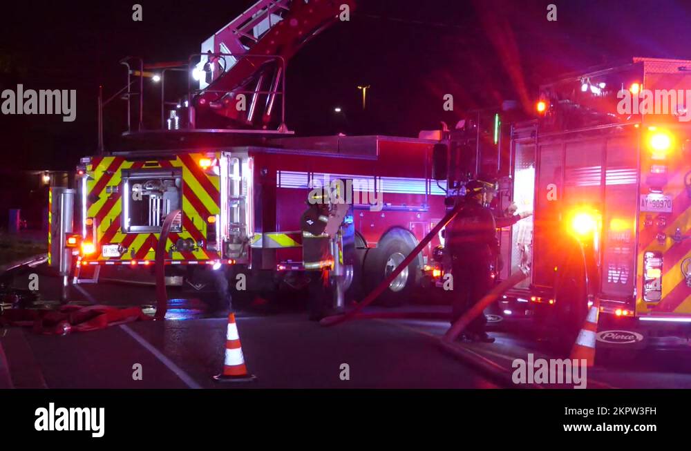 Fire truck engine flashing lights Stock Videos & Footage - HD and 4K ...