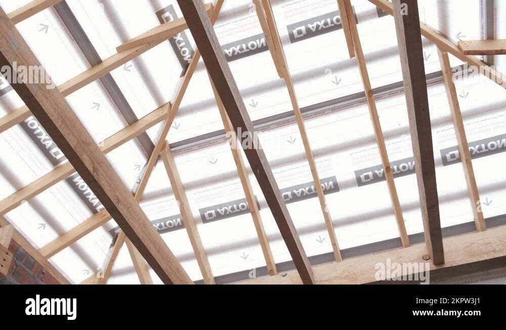 Pitched roof installation Stock Videos & Footage - HD and 4K Video ...