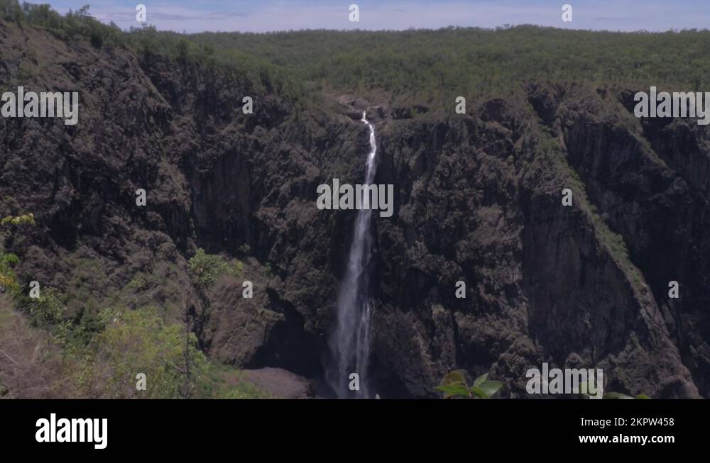 Wallaman Falls During Summer At Girringun National Park In QLD ...