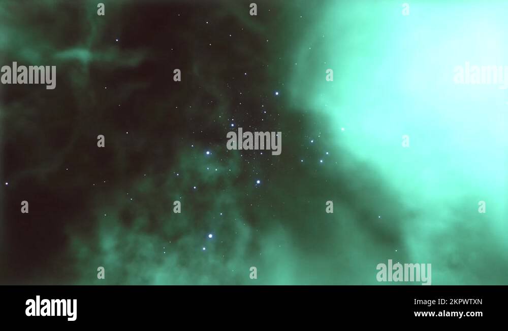 Nebula CGI infinite animation for background loop in 4k. Concept for ...