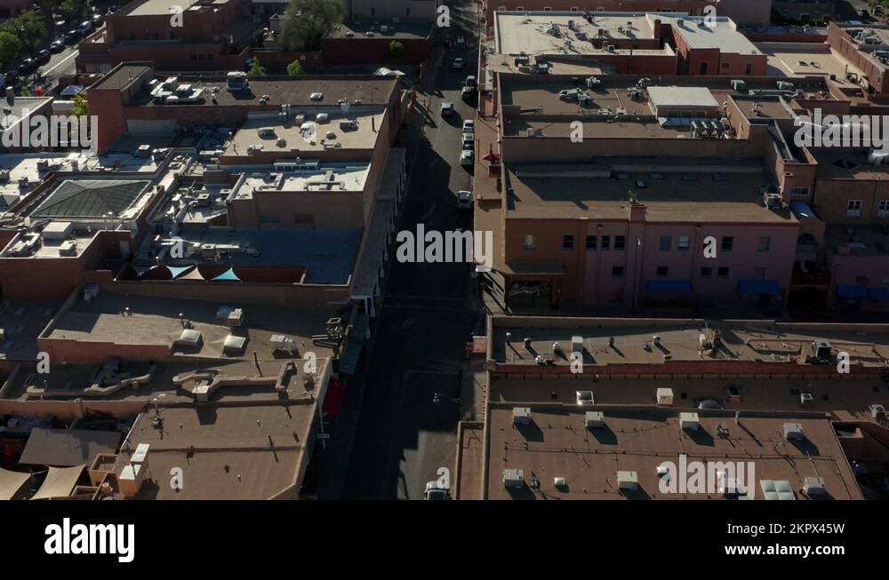 Santa fe plaza historic adobe architecture Stock Videos & Footage - HD ...