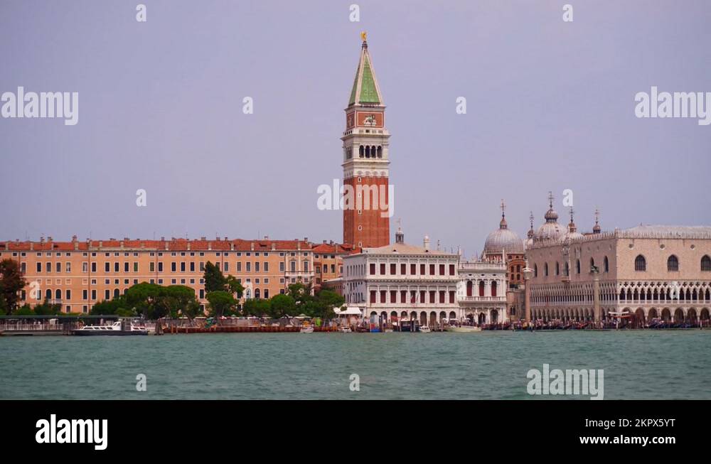 Zecca Of Venice And St. Mark's Campanile, Famous Historical Landmarks ...