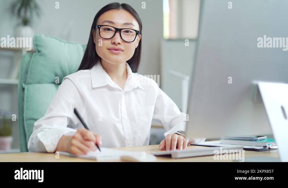 Portrait asian female employee Stock Videos & Footage - HD and 4K Video ...