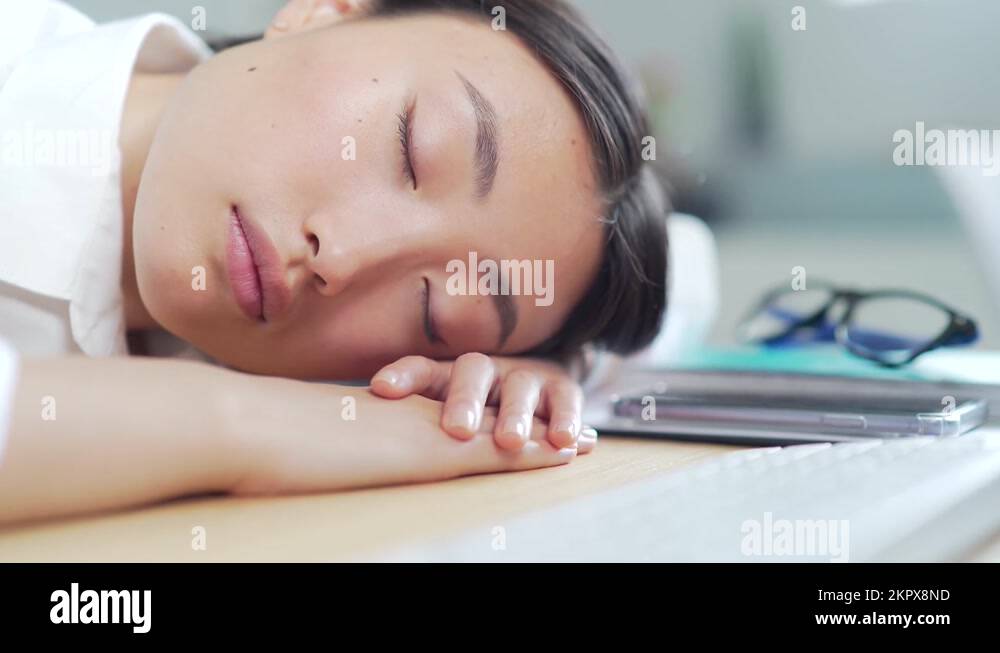 Japanese business woman sleeping Stock Videos & Footage - HD and 4K ...
