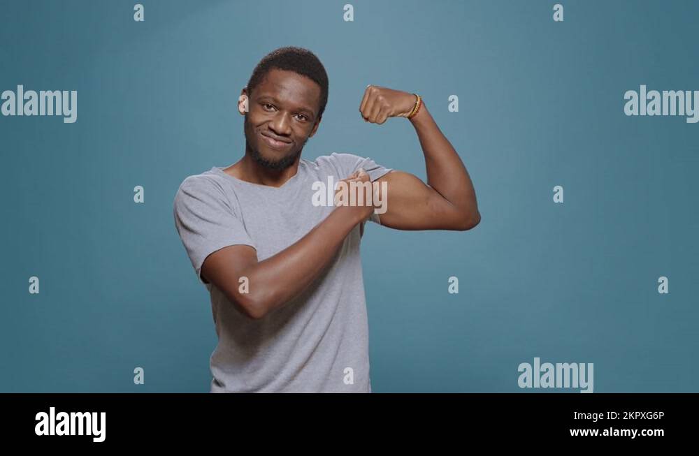 Portrait bodybuilder man flexing muscles Stock Videos & Footage - HD ...