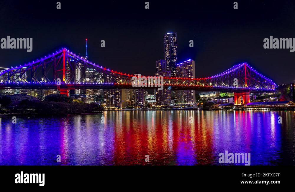 Australia reflection night illuminated glowing Stock Videos & Footage ...