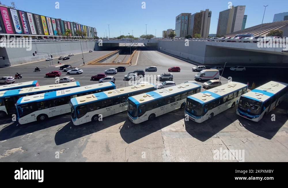 Commercial buses in the city Stock Videos & Footage - HD and 4K Video ...