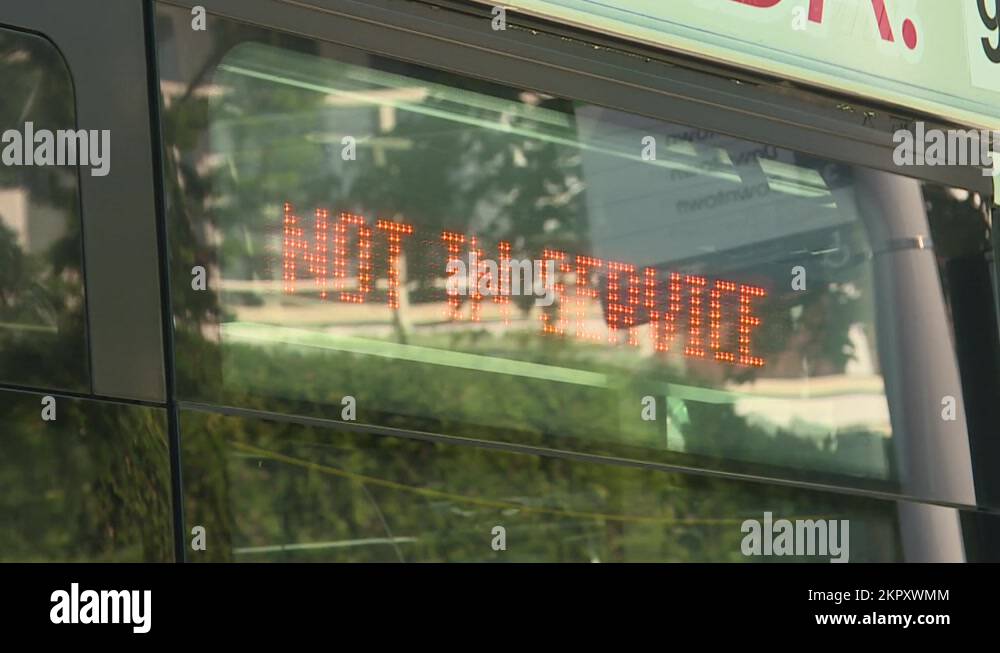 Out of service sign bus Stock Videos & Footage - HD and 4K Video Clips ...