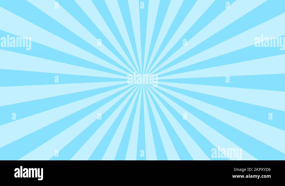 Abstract blue lagoon rays background. Sunburst graphic design ...